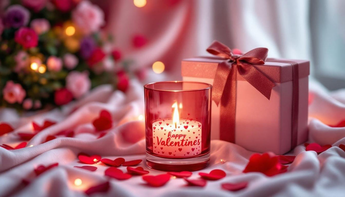 Valentine's Gift Set with Candle and Spa Items – Little Flower Soap Co