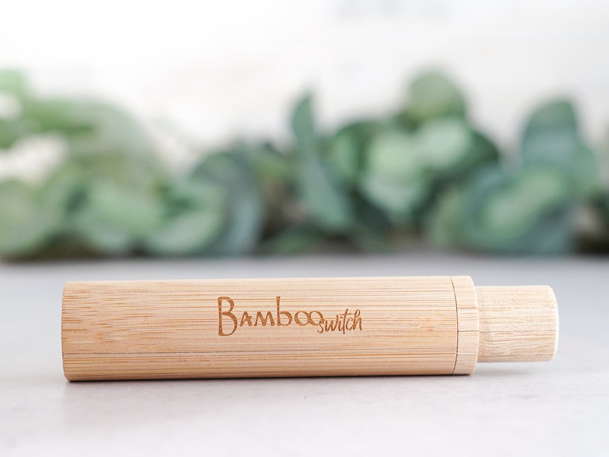 Compostable Bamboo Travel Toothbrush - Little Flower Soap Co bamboo ...