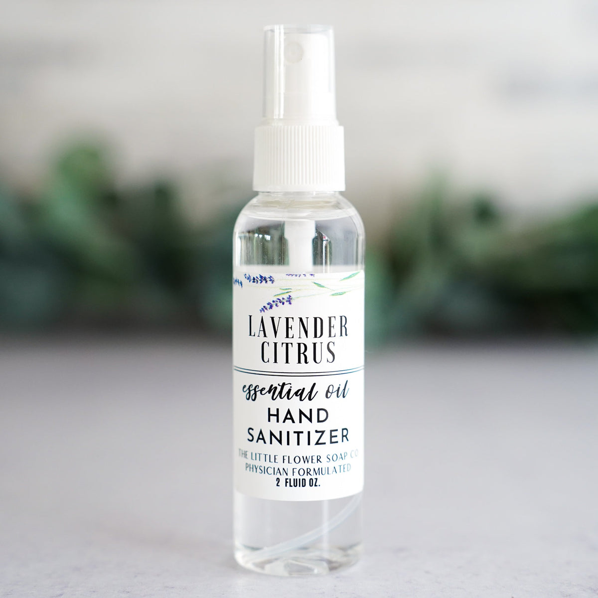 Hand Sanitizer White Thyme & Rosemary - Little Flower Soap Co 80% ...